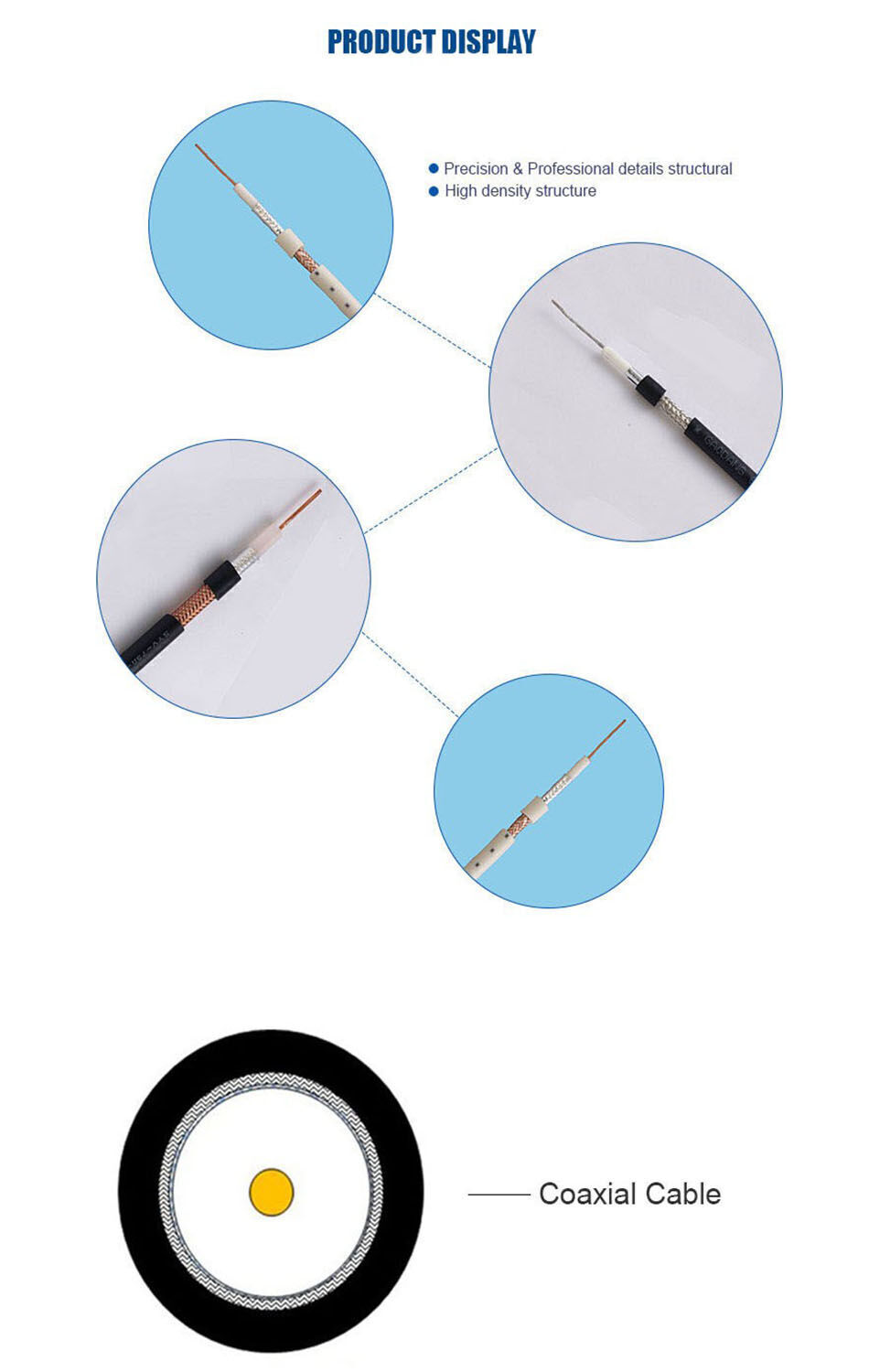 Rg6 Rg11 Rg12 Rg48 Rg49 Rg58 Rg59 Rg60 Rg63 3mm Diameter Rf Coaxial ...