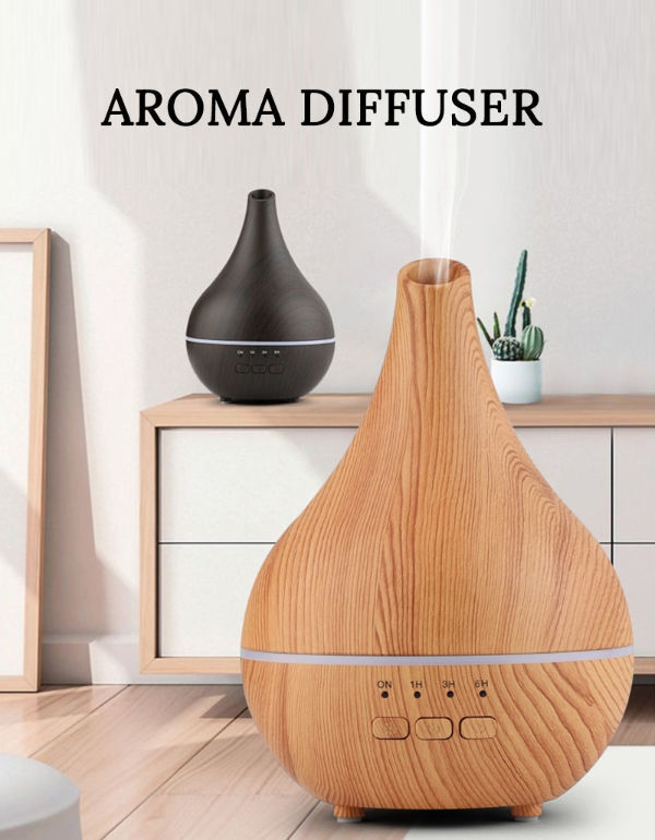 Tabletop Wooden Electric Scent Essential Oil Aroma Diffuser Humidifier - China Wholesale Aroma ...