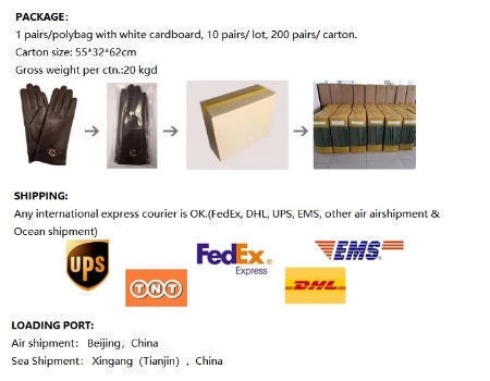 Factory Wholesale Dark Green Lambskin Women Gloves - China Wholesale ...