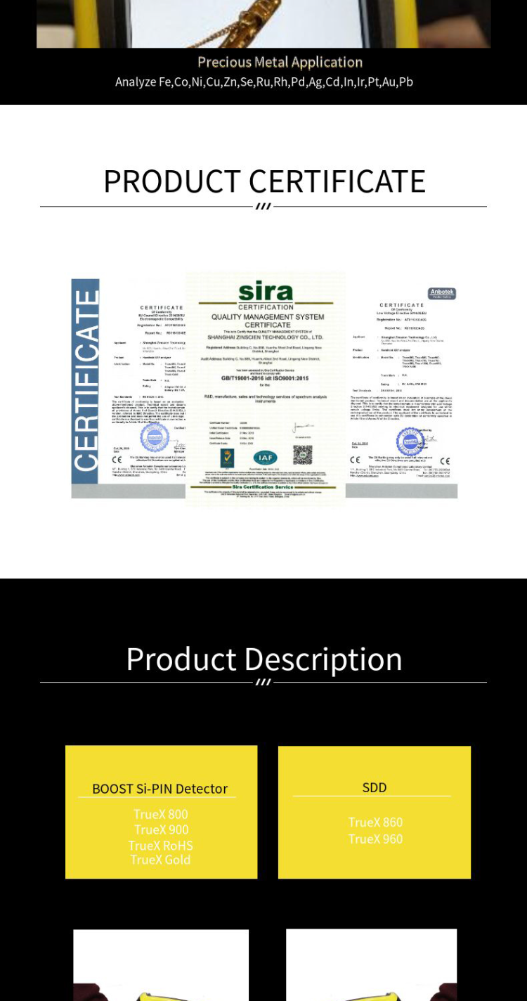 Xrf Gun Analyzer For Gold And Metal With Factory Price $5800 ...