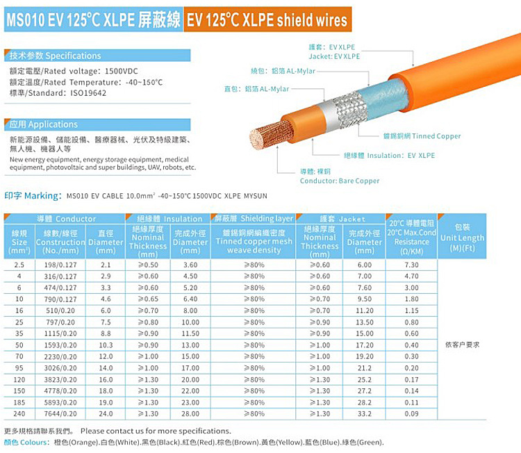 Ev25mm Square Energy Storage Power Line Aperture 6mm Battery Power Line ...
