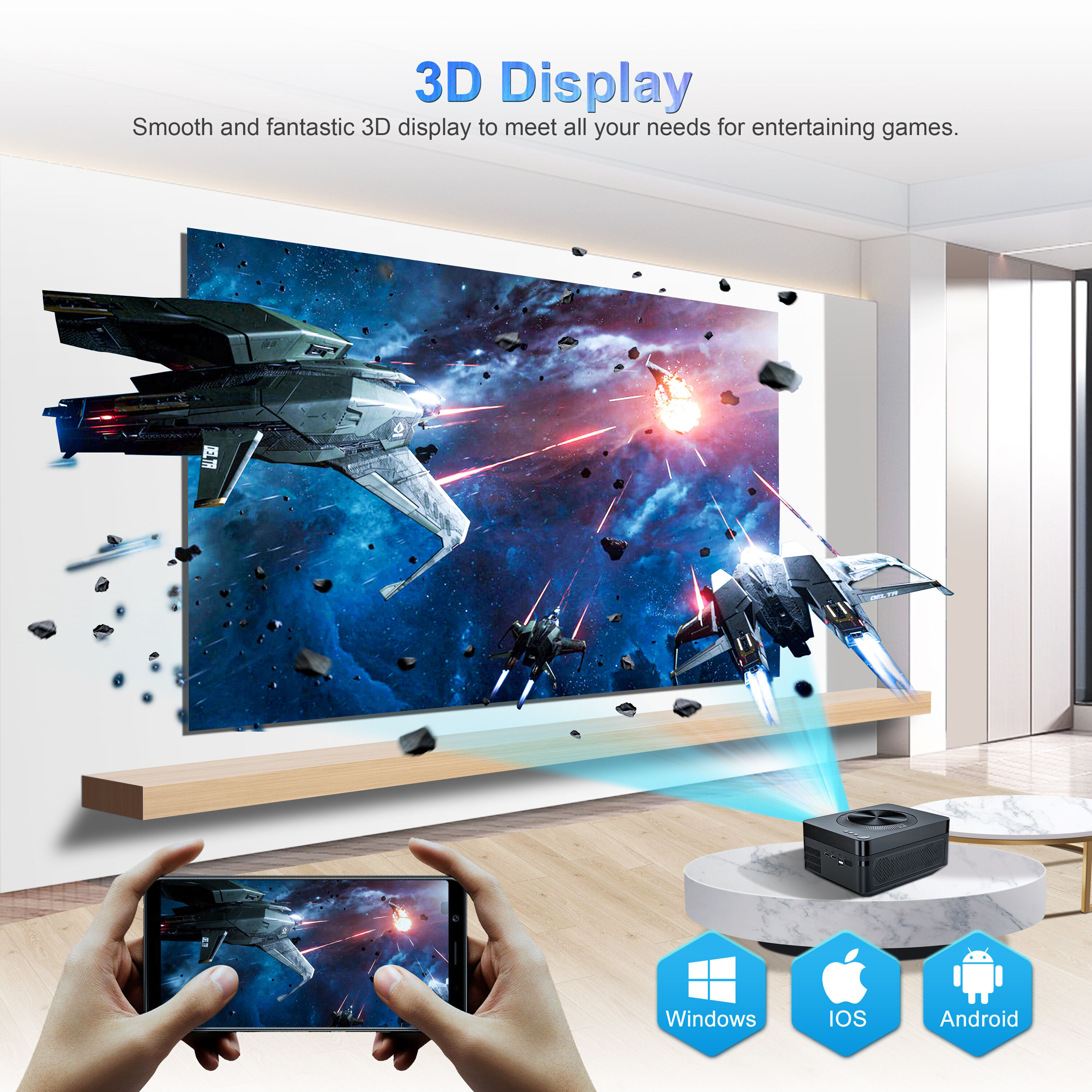 Buy Wholesale China 2023 New Projector With Dvd And Bluetooth 15000 ...