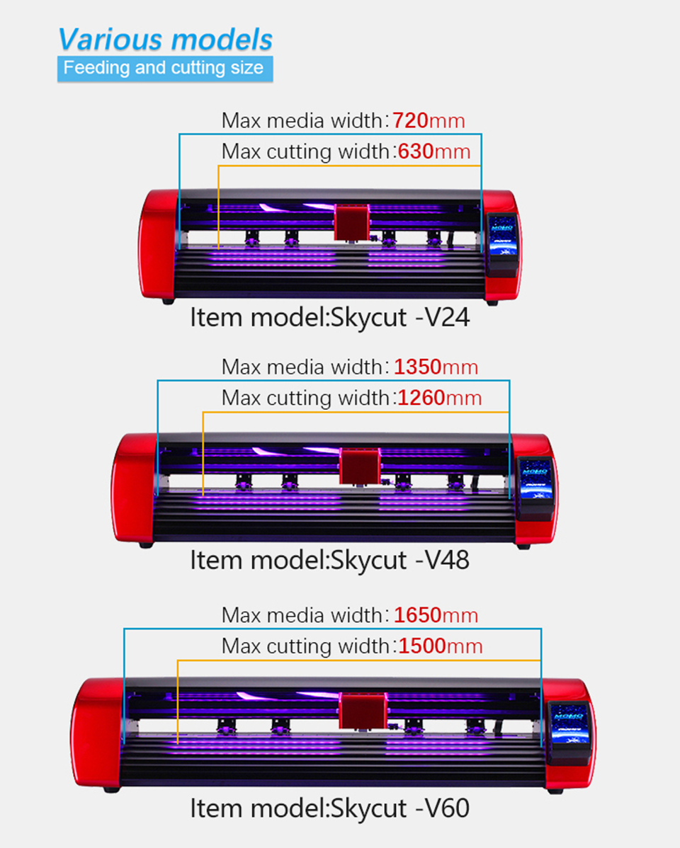 Skycut V24 V48 V60 Sticker Cutting Plotter De Corte Vinyl Cutting Machine Oem Odm Factory Cutter ...