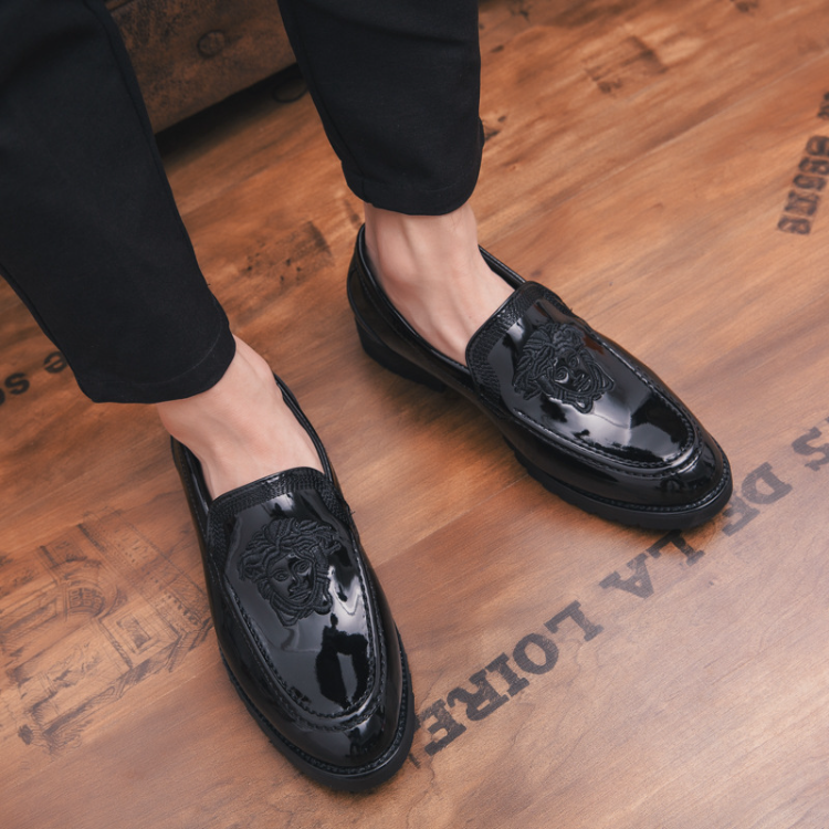 Popular Designer Super Luxury Style Lion Pattern Gold Black Men's ...