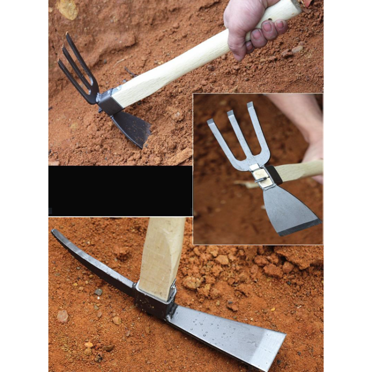 Various Styles Hoe Garden Tool With Wooden Handle For Planting Soil ...
