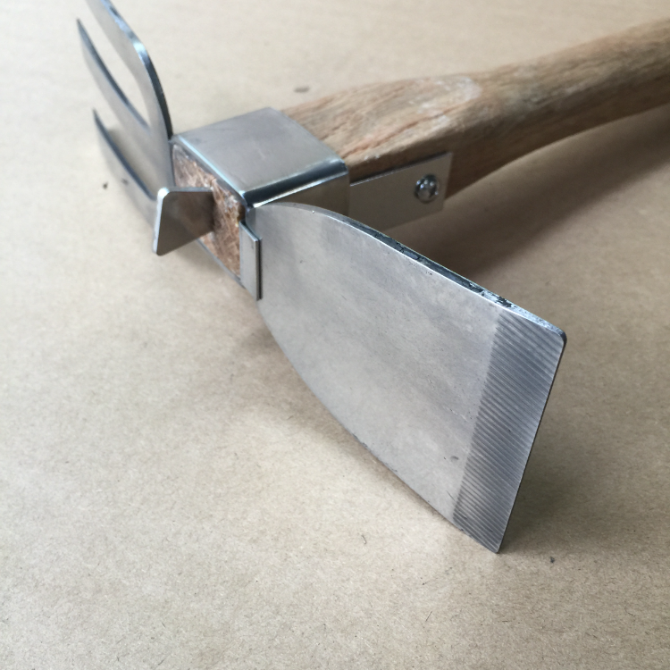 Carbon Steel Blade Cultivator Hand Tiller Tools Double Head Hoe With ...