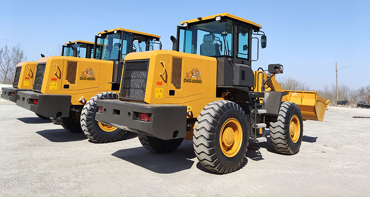 Mini Diesel Payloader Machine Wheel Loader 1 2 3 Ton Compact Front End ...