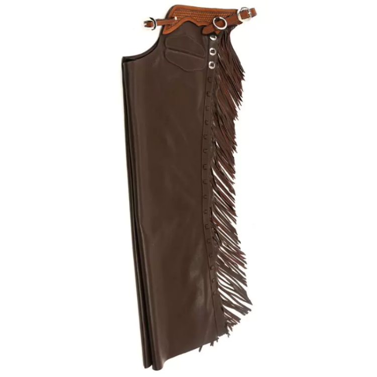 Customized Handmade Western Leather Chaps Chinks Riding Cowboy Outdoor ...