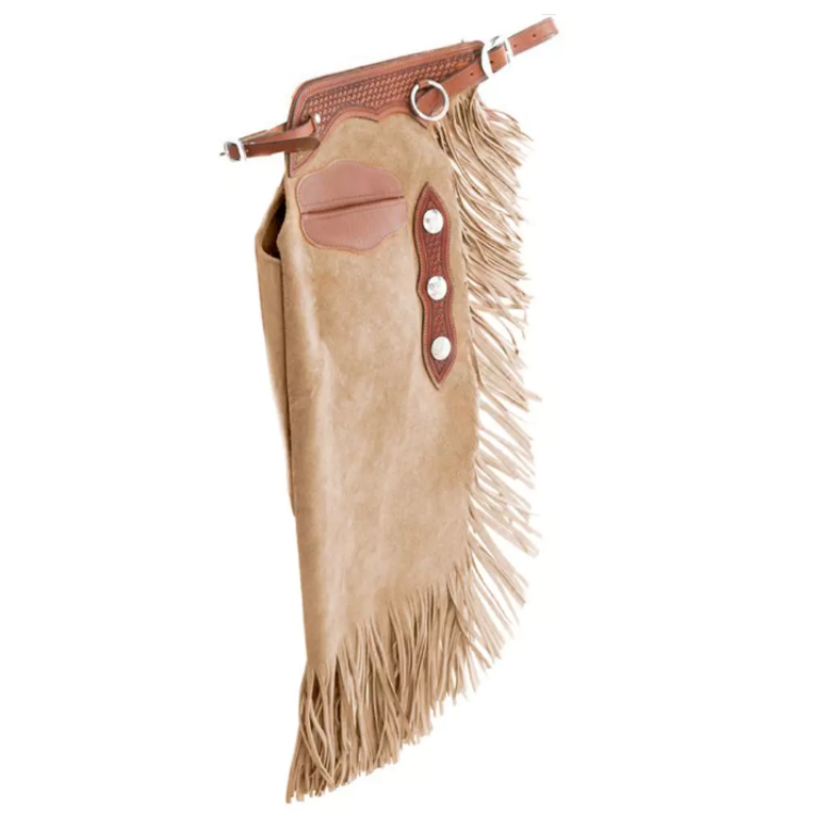 Customized Handmade Western Leather Chaps Chinks Riding Cowboy Outdoor ...