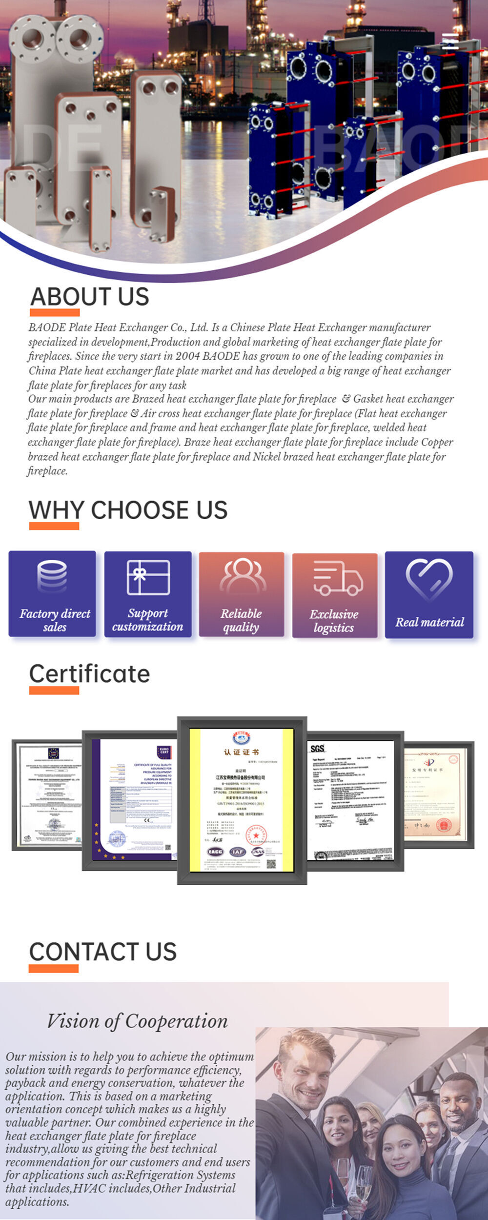 Buy Wholesale China Supplier Fully Welded Plate Heat Exchanger In High ...