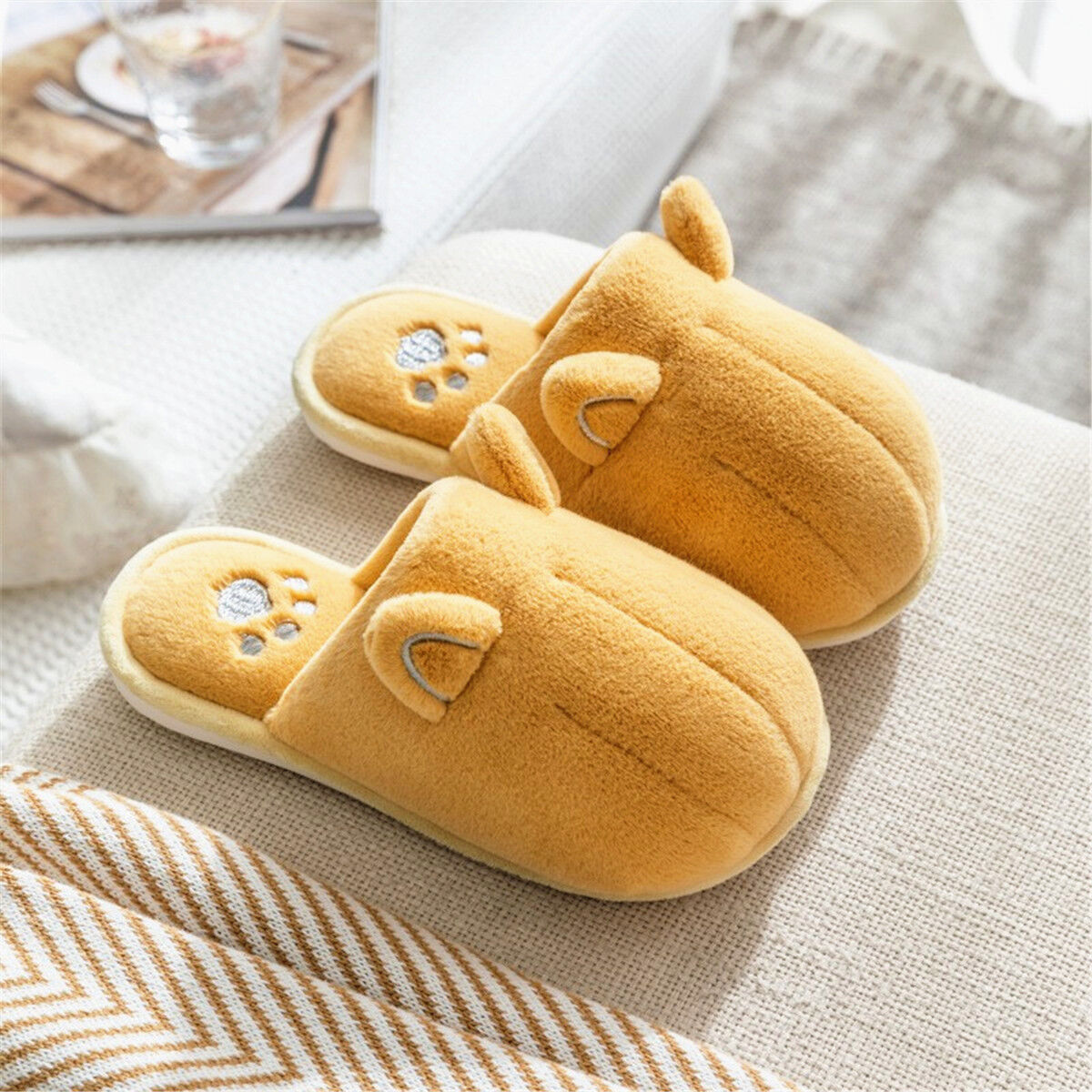 Custom Factory Price Felt Wool Slippers Sheepskin Slipper Boots Plush ...