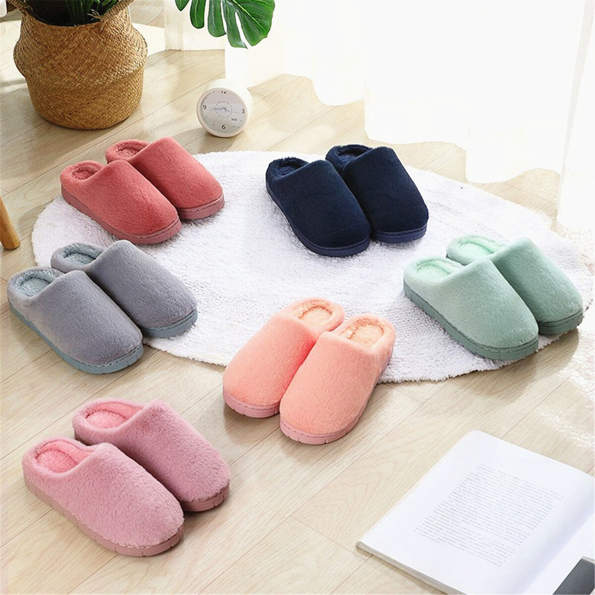 Sandal Unicorn Wanita Kustom Sandal Rumah Bulu Binatang Mewah Sandal ...