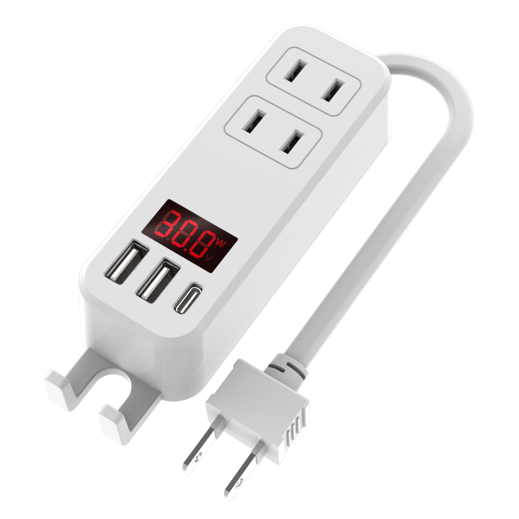 Pd30w Type-c & Usb-a Ac Charger Phone Charger , Extension Cord, Led ...
