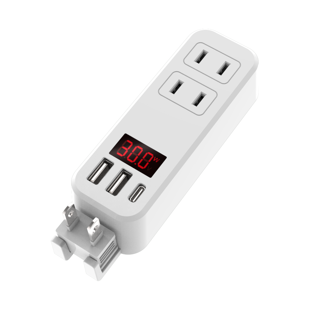 Pd30w Type-c & Usb-a Ac Charger Phone Charger , Extension Cord, Led ...