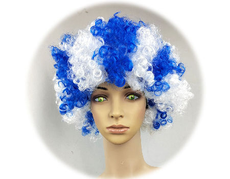 2022 Fifa World Cup Football Fans Wigs National Flags Wigs Afro Color ...