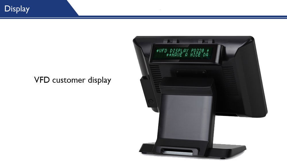 14' Windows Cash Register I3 Cpu With 58mm Printer Supermarket Touch ...
