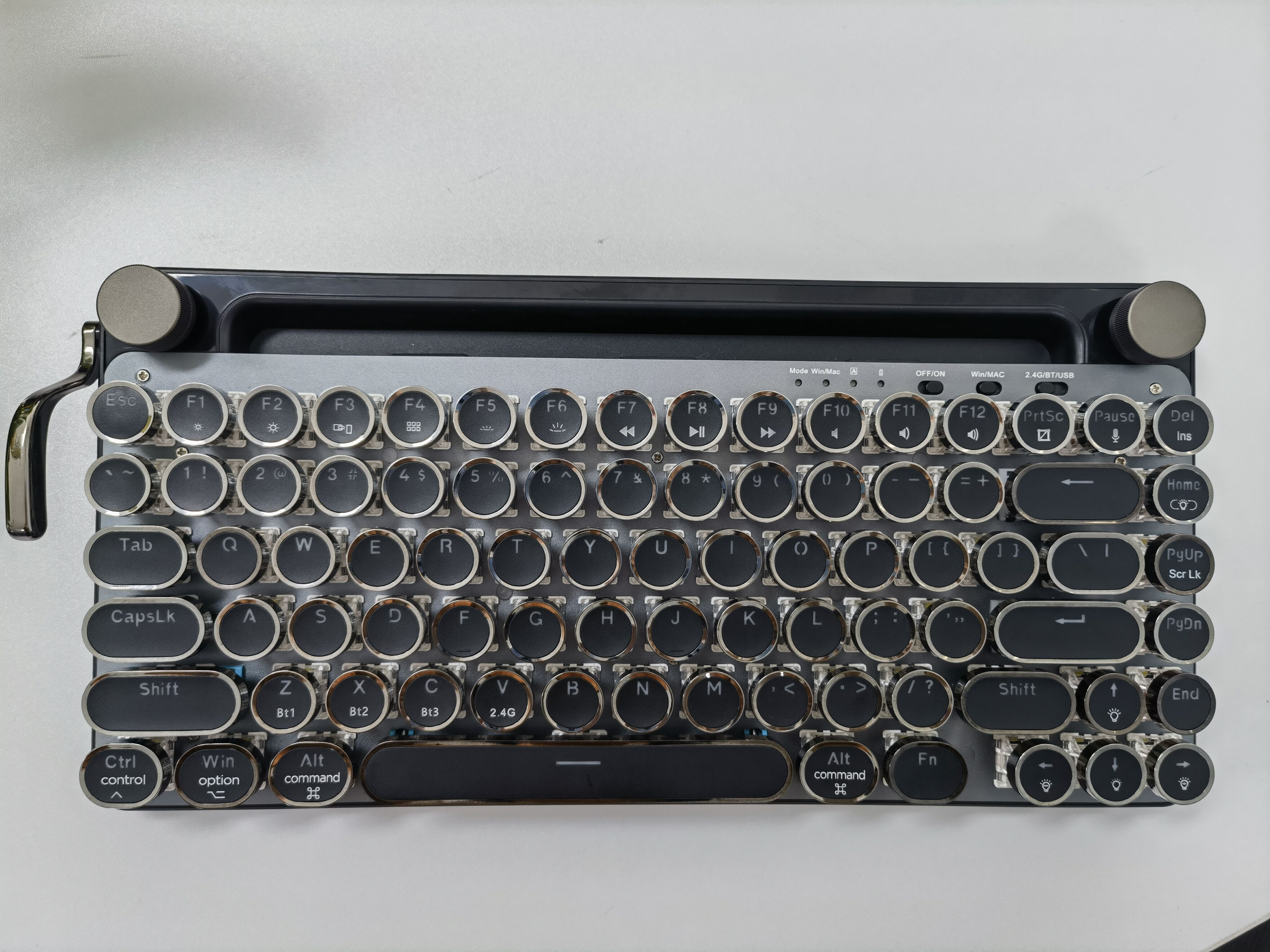 Bulk Buy China Wholesale Newest 2.4g+bt+wired Retro Typewriter Keyboard ...