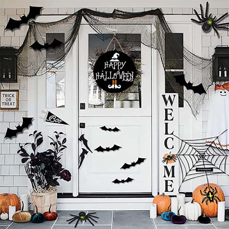 Buy China Wholesale 12 Inch Happy Halloween Welcome Sign Round Front ...