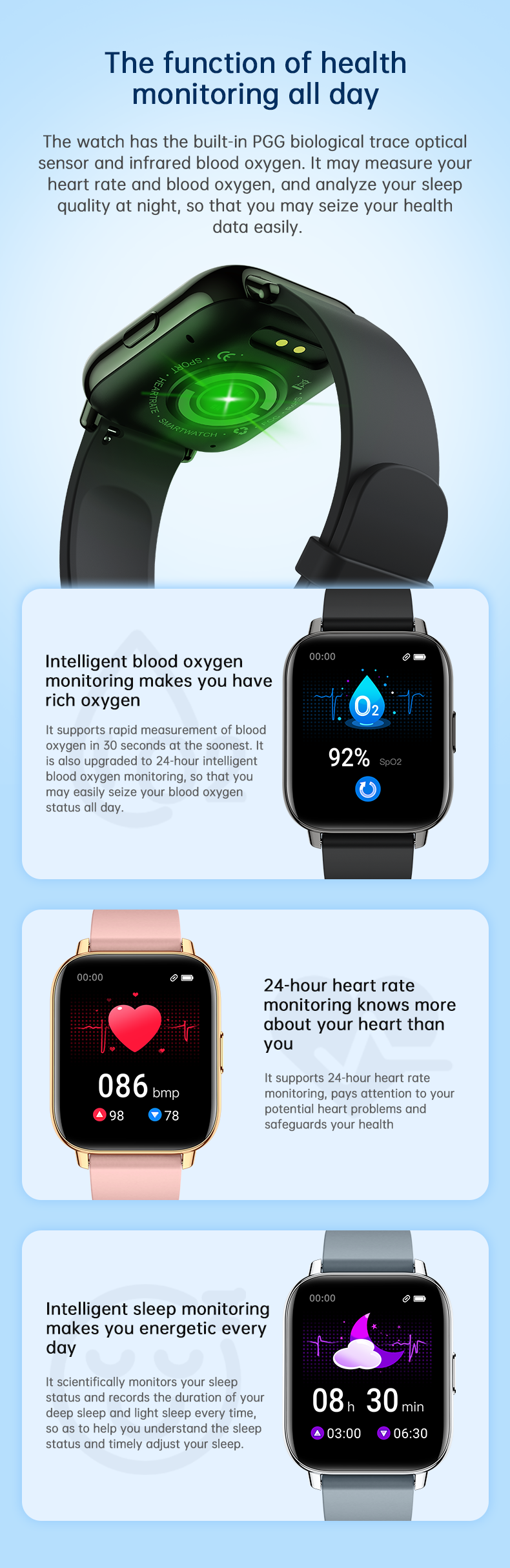 Buy Wholesale China Hot Smartwatch Fashion Sport Call Smart Watch For ...