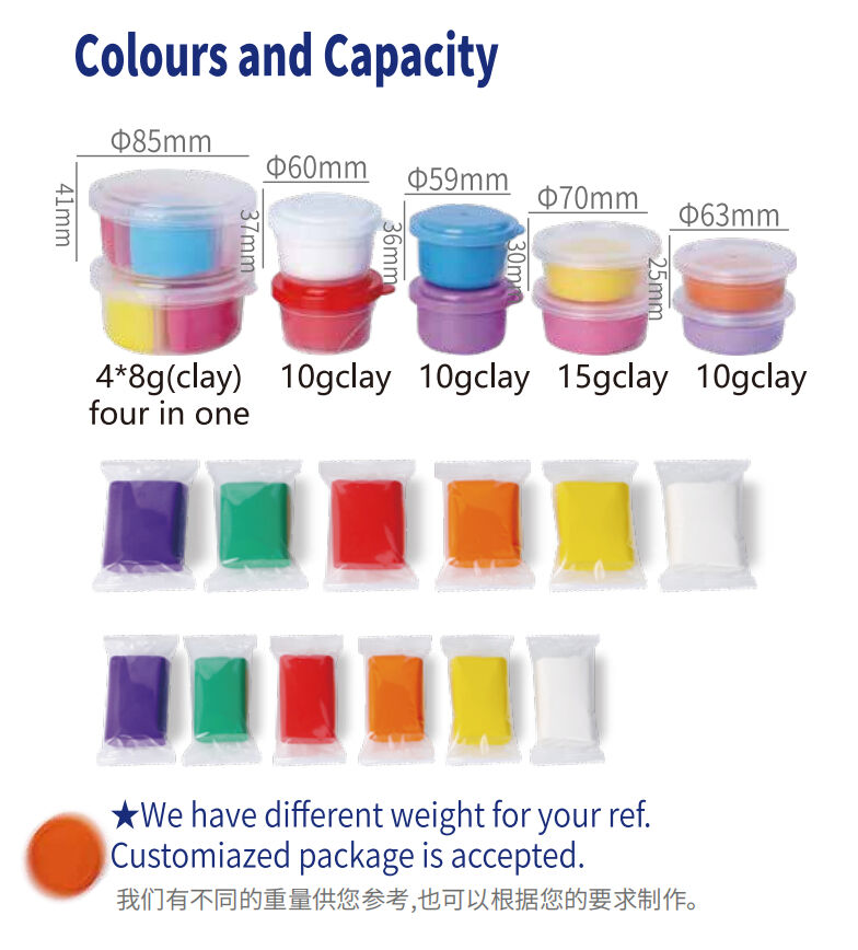 12 Colors Air Dry Clay New Suitcase Set Children's Craft Supplies Diy ...