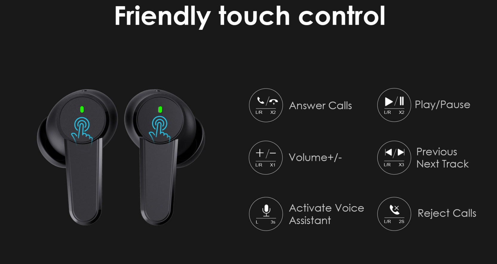 Buy China Wholesale Professional Anc And Enc Wireless Earphone Tws ...