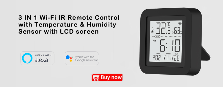 Buy Wholesale China Smart Wifi Temperature Humidity Monitor Wireless ...