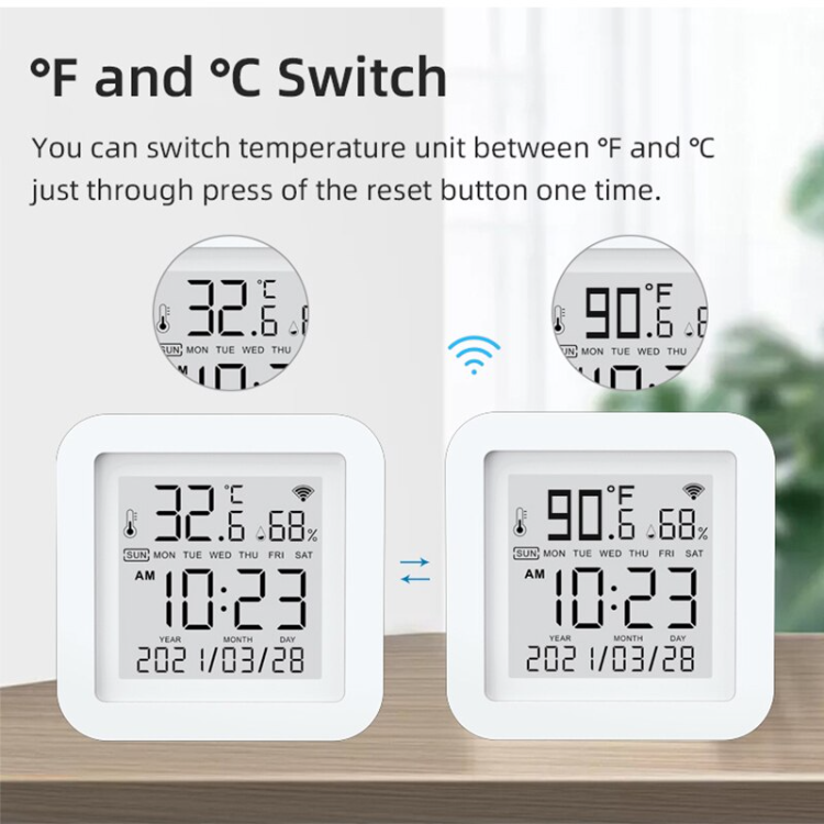 Buy Wholesale China Smart Wifi Temperature Humidity Monitor Wireless ...