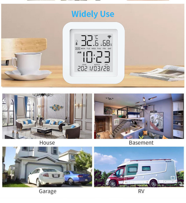 Buy Wholesale China Smart Wifi Temperature Humidity Monitor Wireless ...