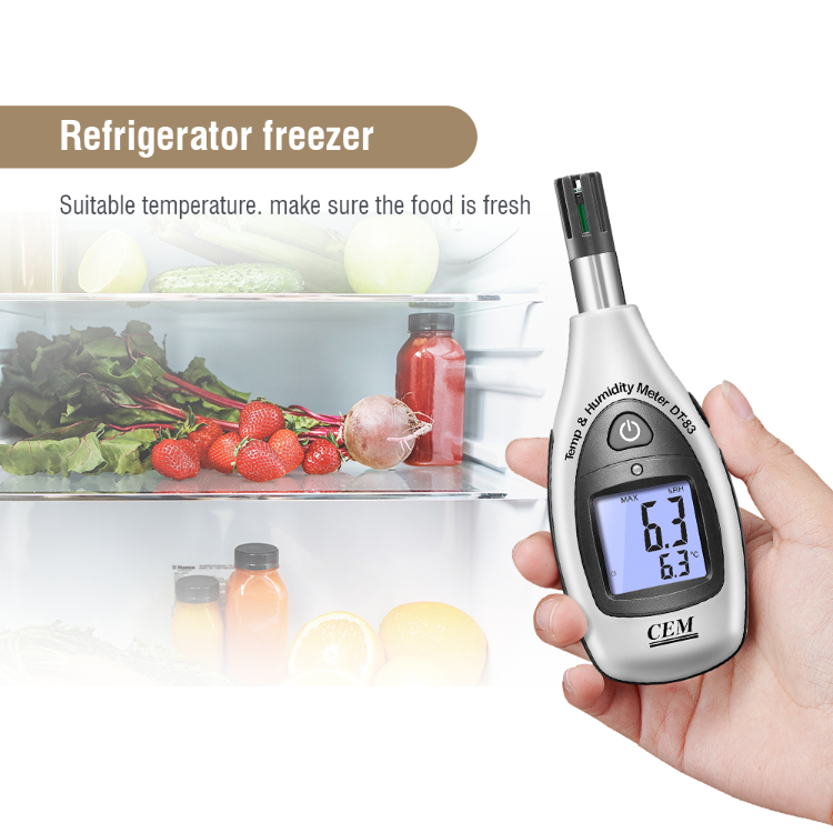 Cem Dt-83 Industrial Portable Digital Mini Temperature Humidity Meter ...