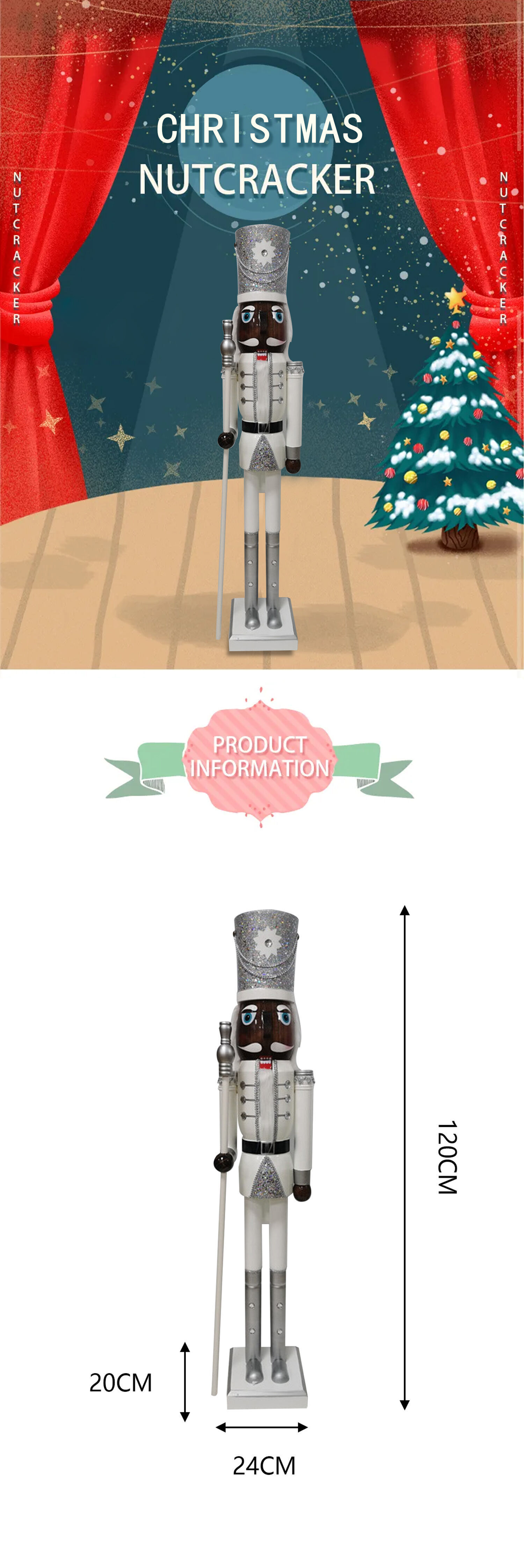 Buy Wholesale China Wholesale High Quality 120cm Wooden Nutcracker ...