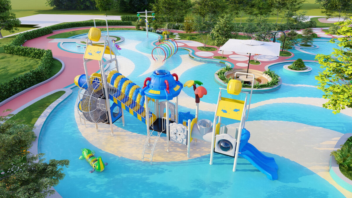 Mushroom Shower Circle Spray Children's Water Park Playground Equipment ...