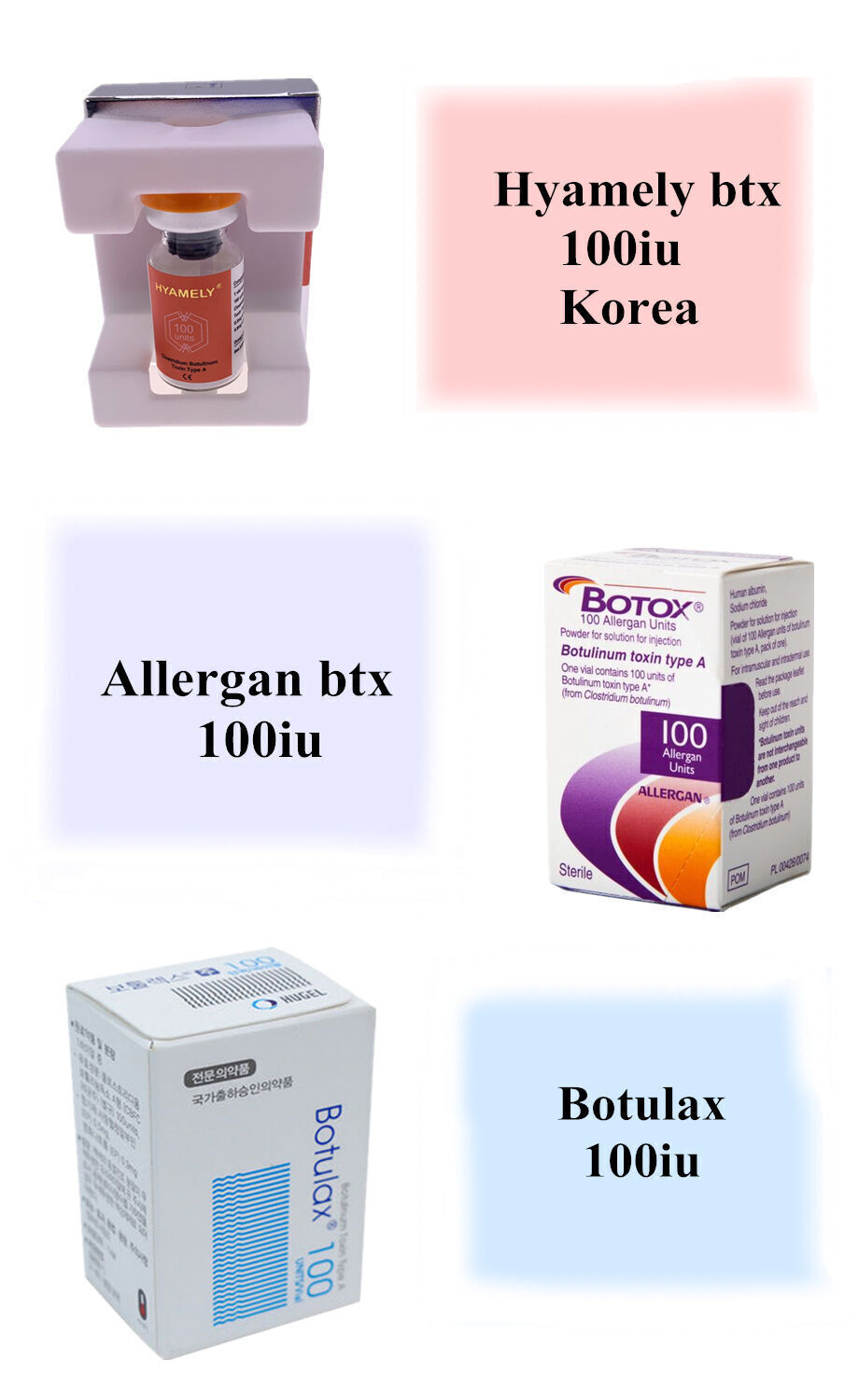 Buy Wholesale China Btx Allergan Botoxs Botulinums 100iu & Botoxs at ...