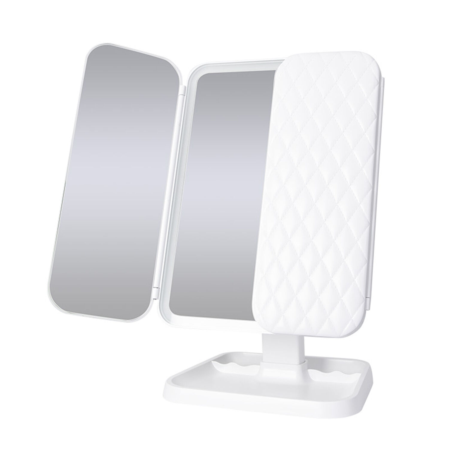 Wholesale Tabletop 360 Trifold Haircut Glass Mirror Rectangle Three Way ...