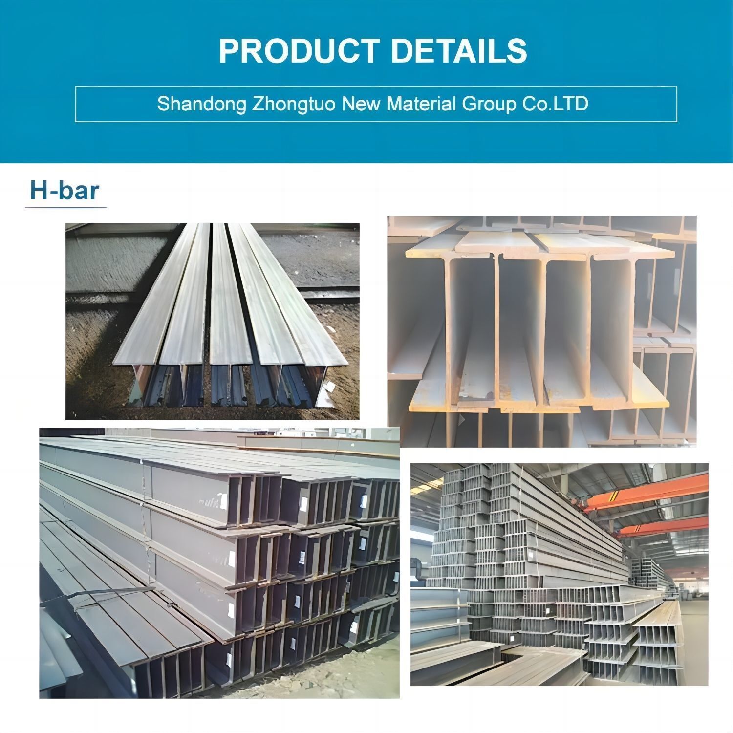 Q235b Q345b Q420c Q460c Ss400 Etc Steel H-beams Custom Ss400 Steel H ...