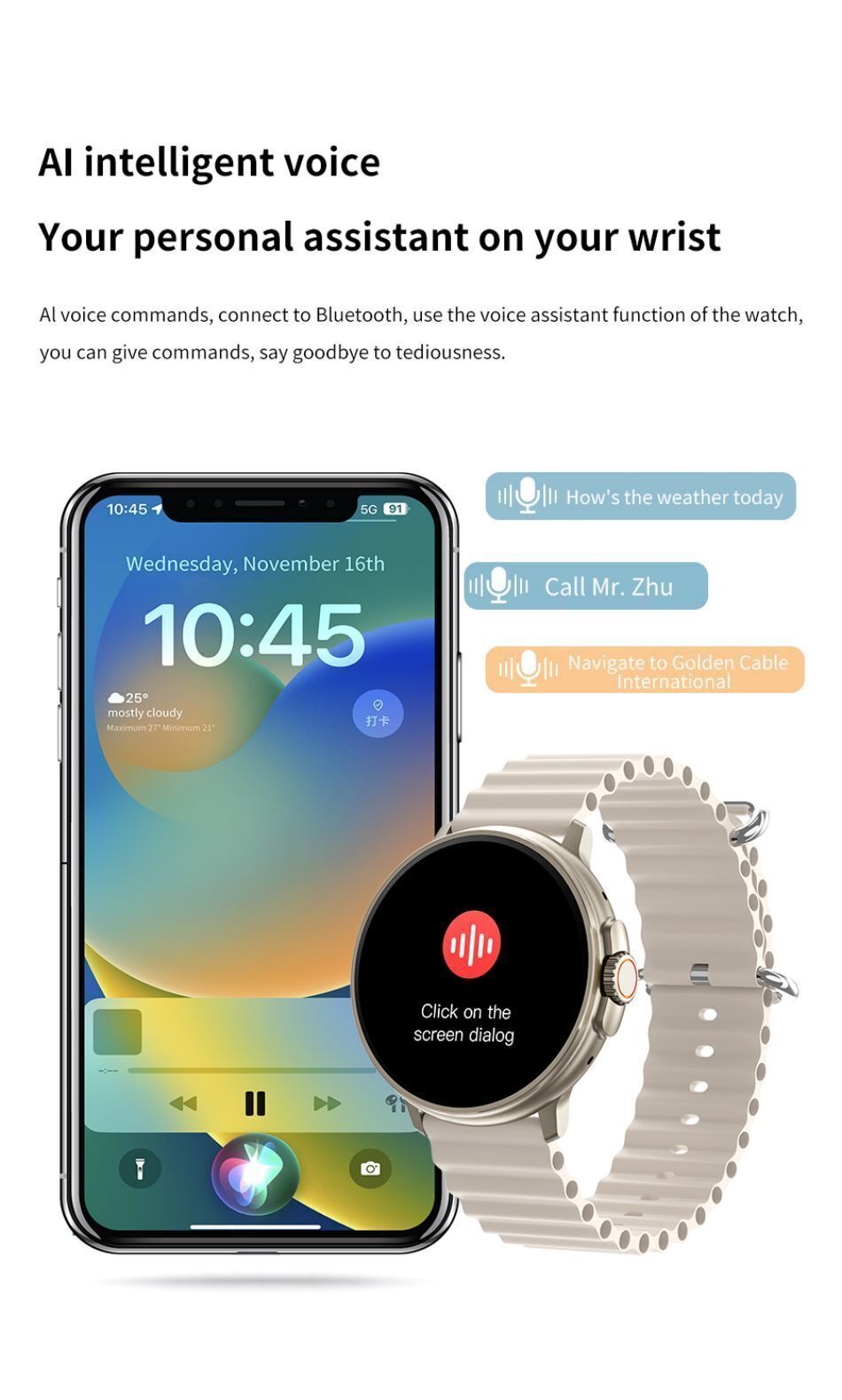 Buy Wholesale China Classic Design Smartwatch Customization Sports ...