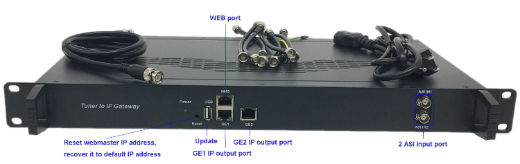 Digital Ip Satellite Receiver 3508b Modulator Gateway For Iptv System Tuner To Ip Gatewaypopular ...
