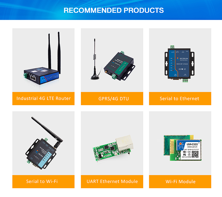Bulk Buy China Wholesale Usr-tcp232-306 Low Cost Rs232 Rs485 Rs422 To Rj45 Converter Modbus ...