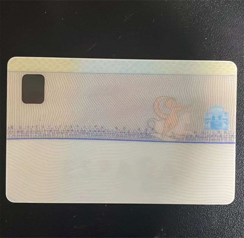 0.76mm Printable White Blank Credit Card Size 100% Pure Polycarbonate ...