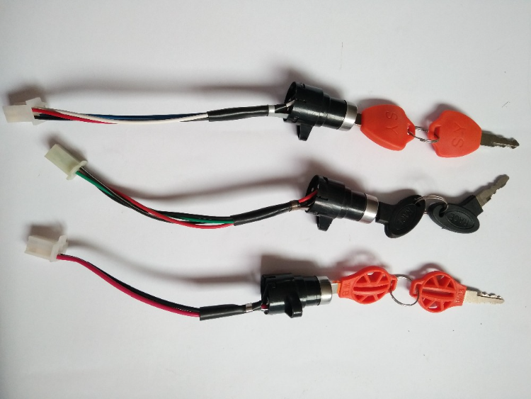 Smart Start Key Ignition Switch Assy 4 Wire Replacement Scooter ...