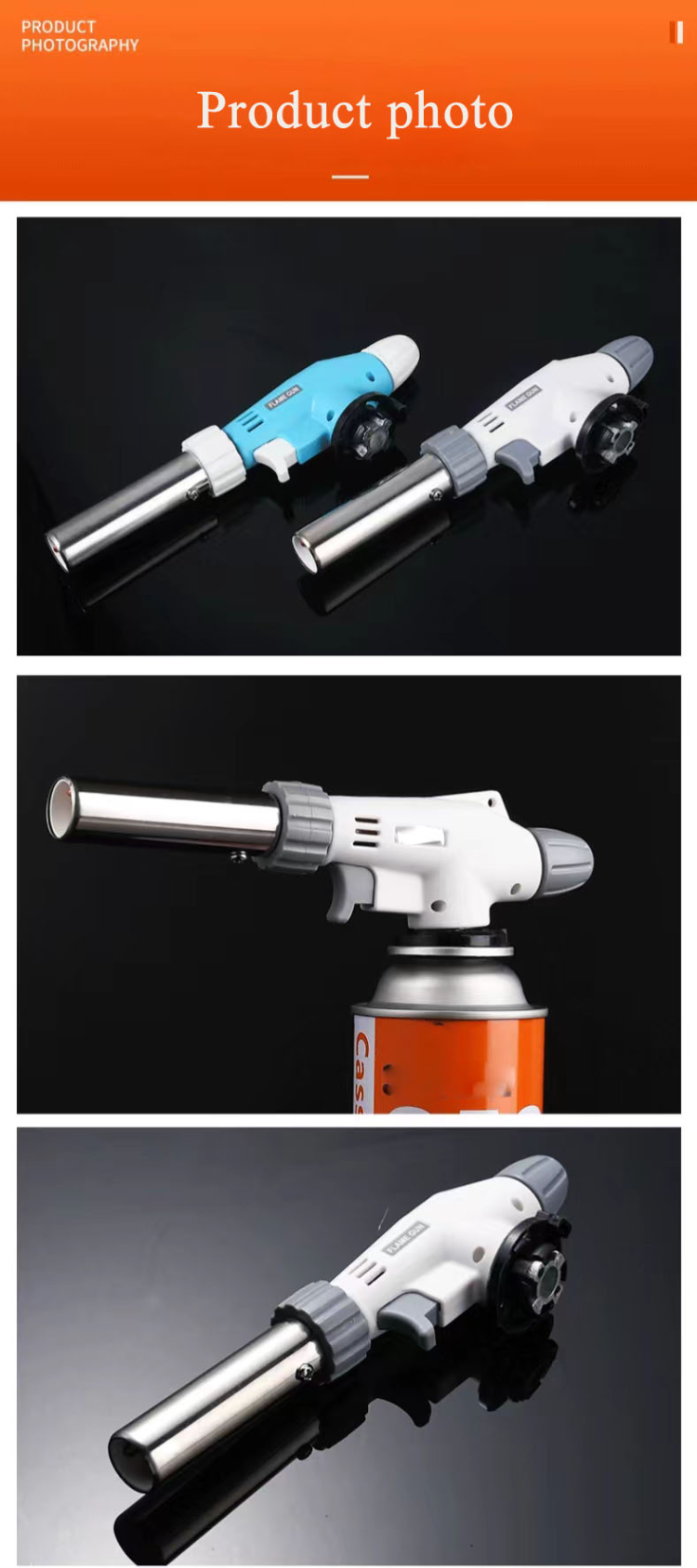 Outdoor Bbq Kitchen Baking Igniter Cassette Air Jet Flame Gun $2.7 ...