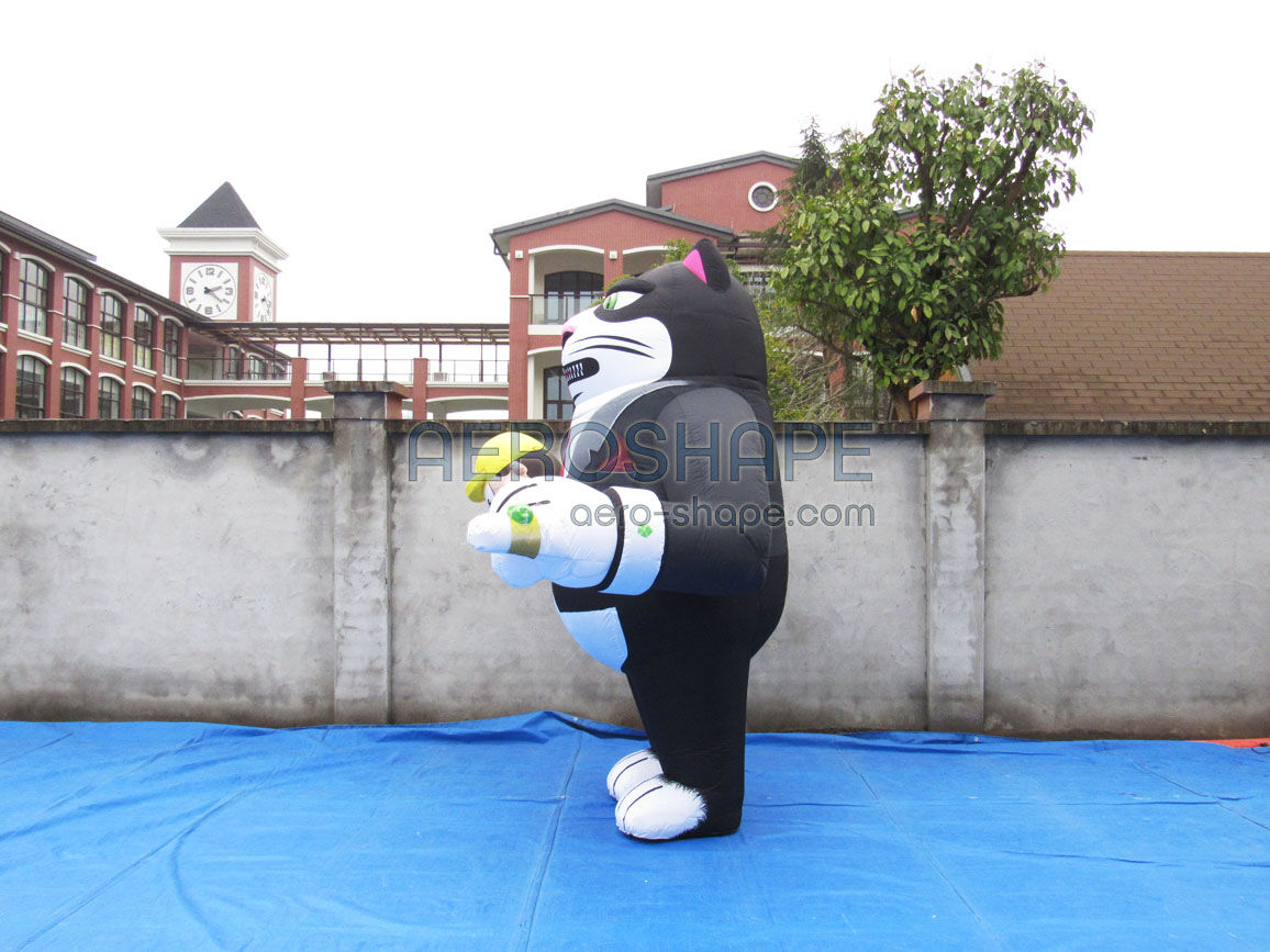 Aero Customized Cute Interactive Inflatable Pig And Cat Walking Costume ...