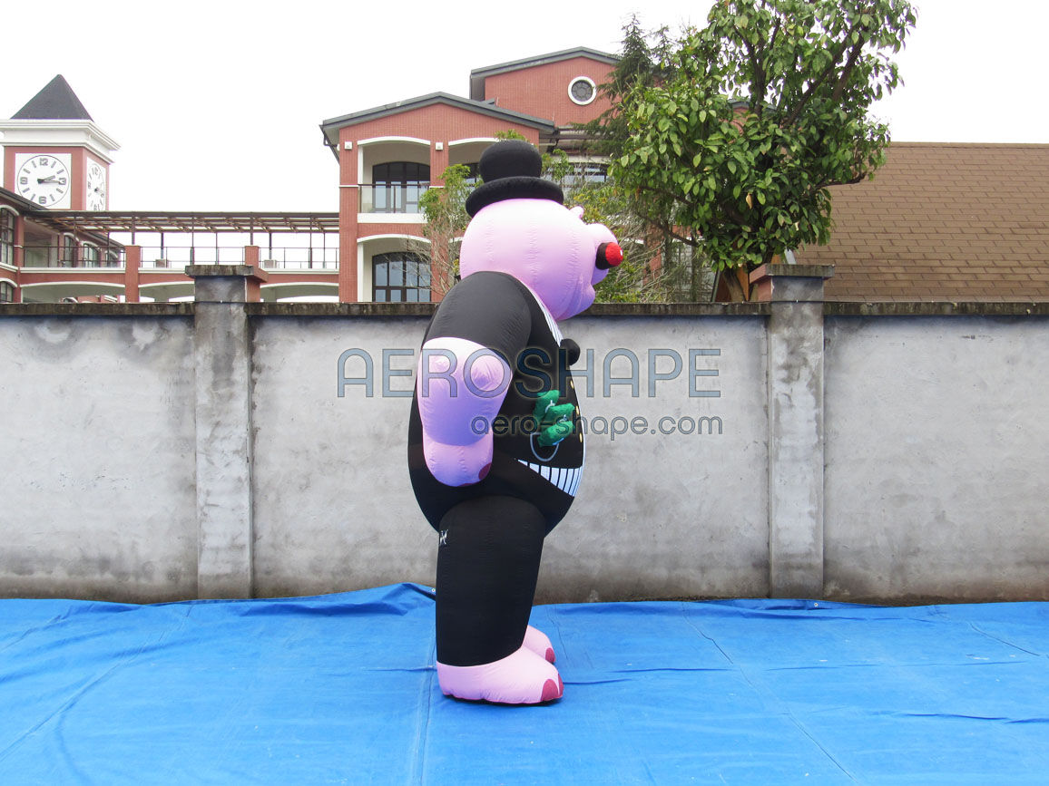 Aero Customized Cute Interactive Inflatable Pig And Cat Walking Costume ...