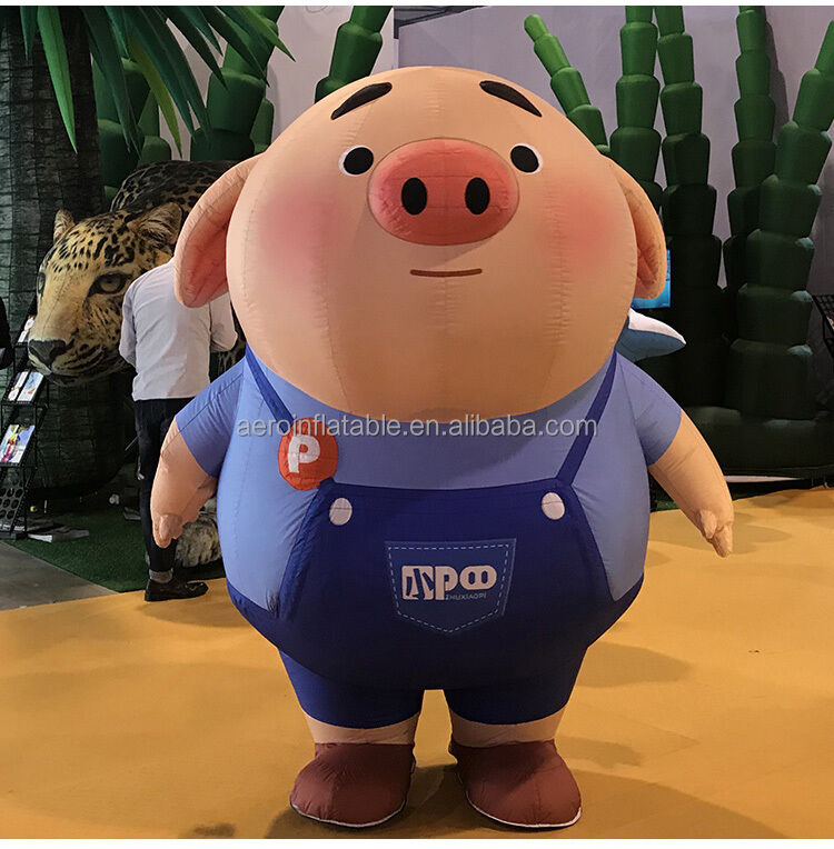 Aero Customized Cute Interactive Inflatable Pig And Cat Walking Costume ...
