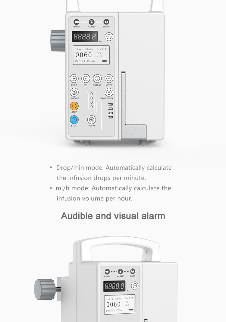 Byond Health Care Bys-820 Automatic Insulin Infusion Pump Drip Sensor ...
