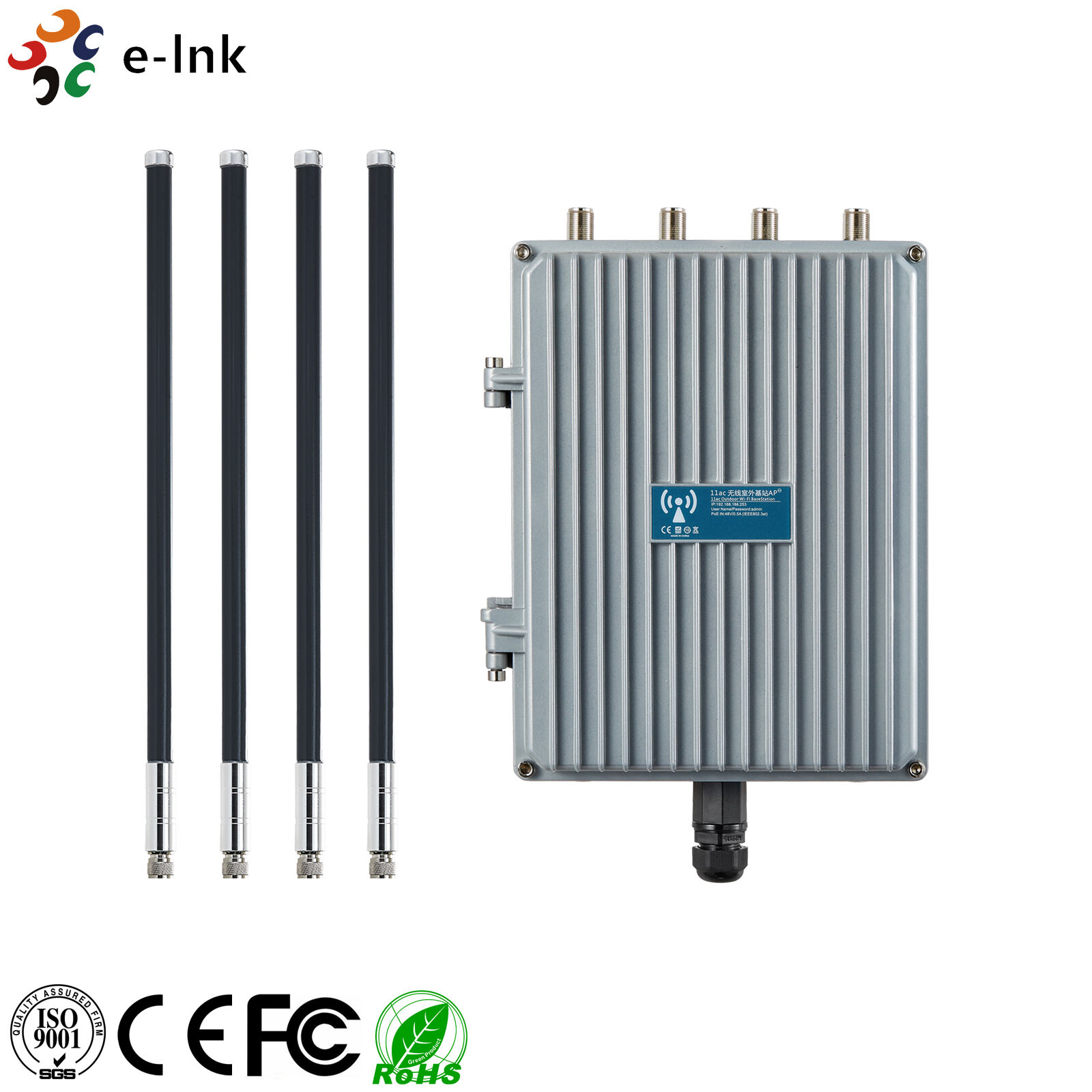 1200mbps 11ac Dual Band High Power Outdoor Wireless Ap With Antenna ...