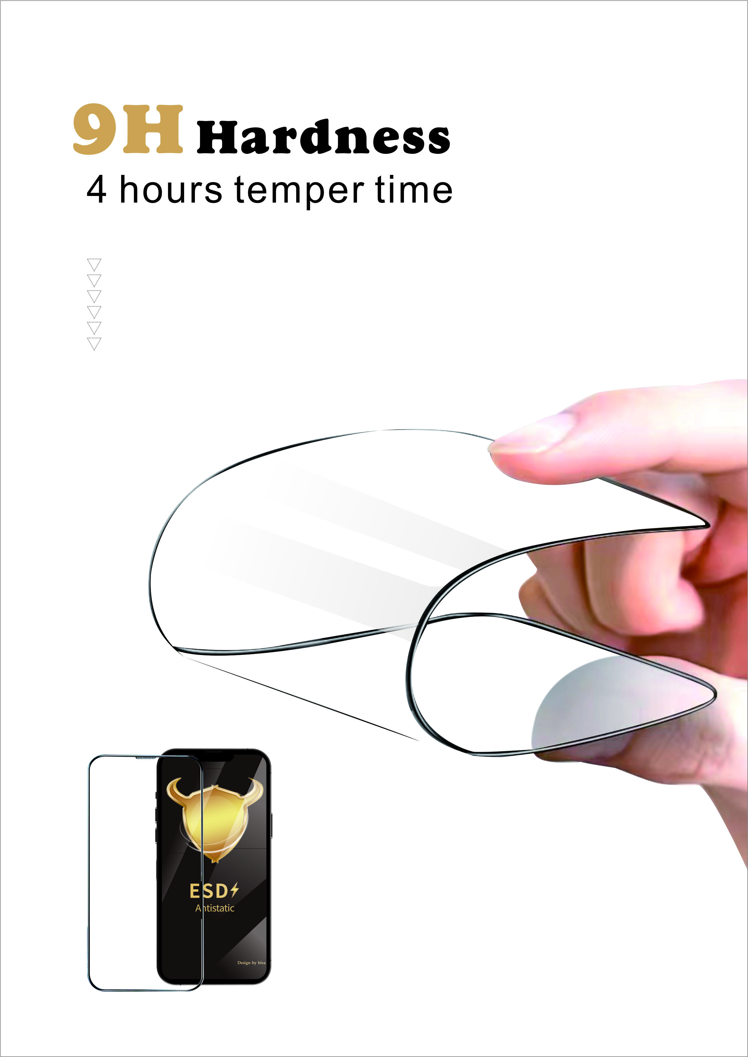 Biva Bg-08& Wholesale Factory For Phone Antistatic Glass Esd Screen ...