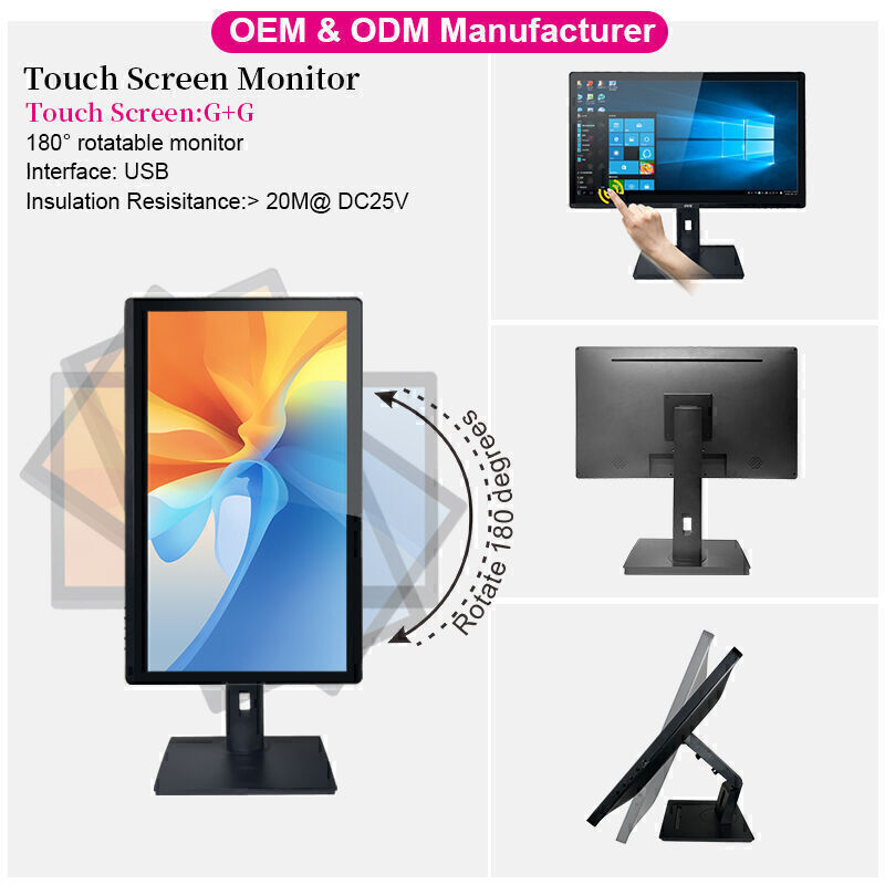 Led Computer Monitor Colour Optional White Black 15 17 19 20 22 24 Inch ...