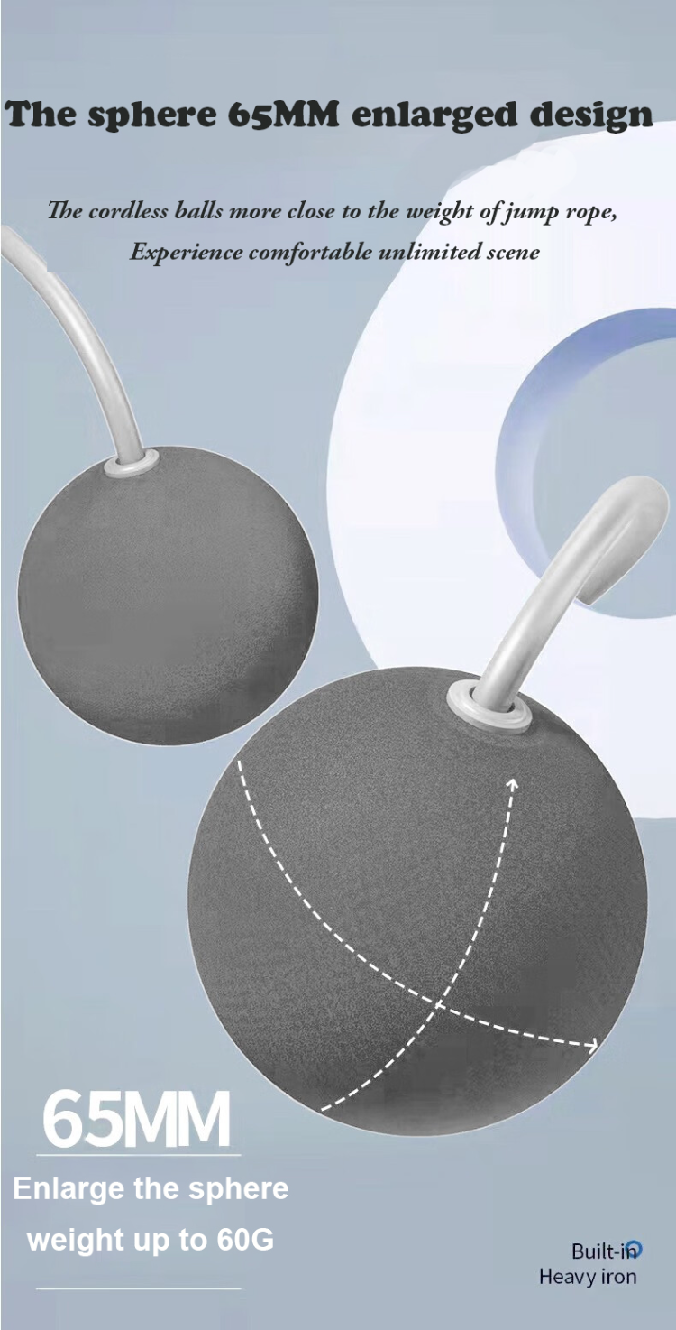 Hot Selling Pp Double Bearing Cordless Custom Skipping Jump Rope With ...