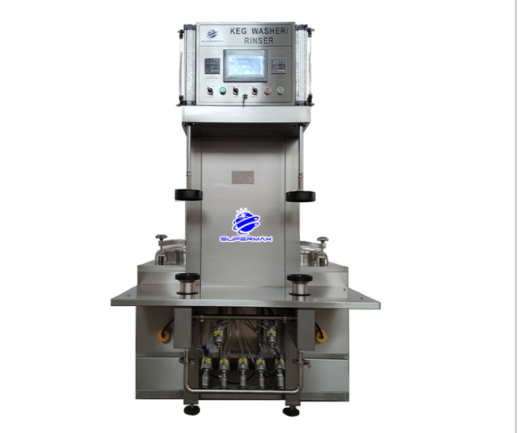 2 Station Beer Keg Washing Cleaning Machine Beer Barrel Cleaner Beer ...