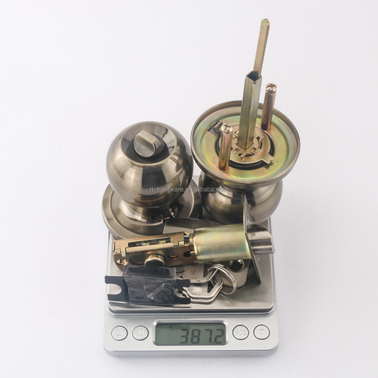 Roeasy 587 Antique Brass Types Tubular Lock Bedroom Round Knob Key Open ...